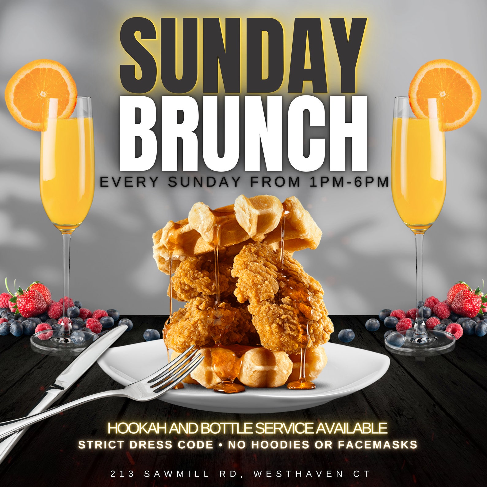 Editable Motion/animated Brunch Flyer Canva Template - Etsy