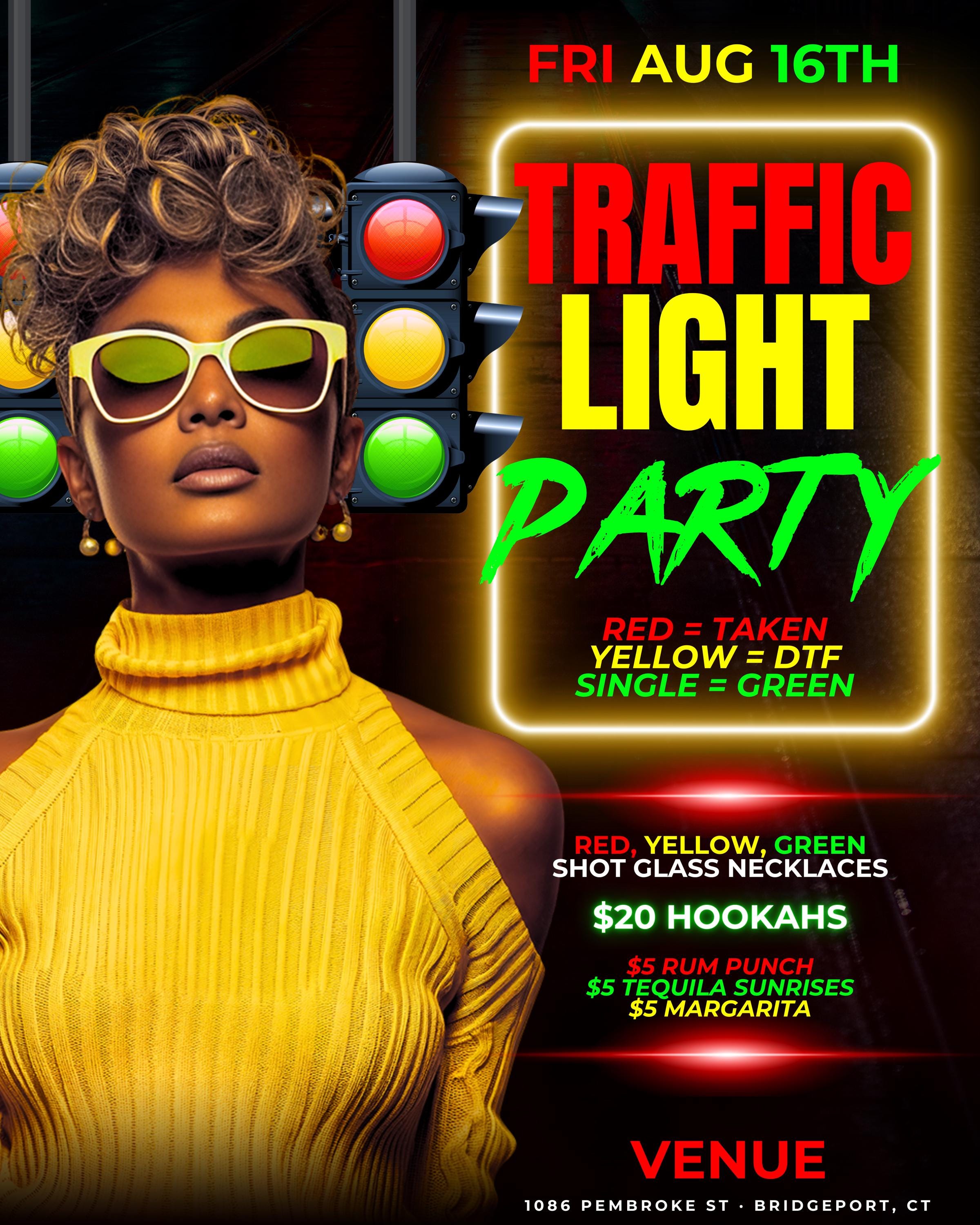 Editable Motion/animated Club Flyer Traffic Light Party Flyer Canva ...
