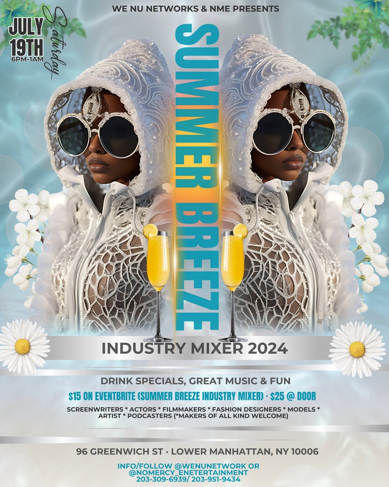 Editable Canva Motion Animated Club Flyer Mixer Networking Template - Etsy