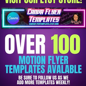 Editable Motion/animated Club Flyer Canva Template - Etsy