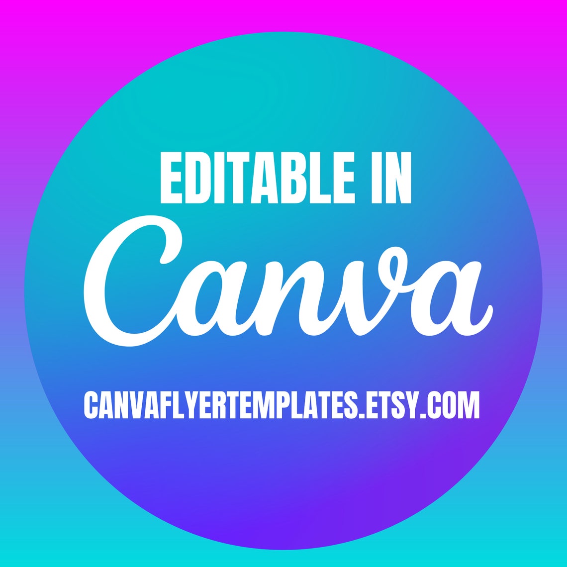 Editable Canva Motion/animated Club Flyer Template - Etsy