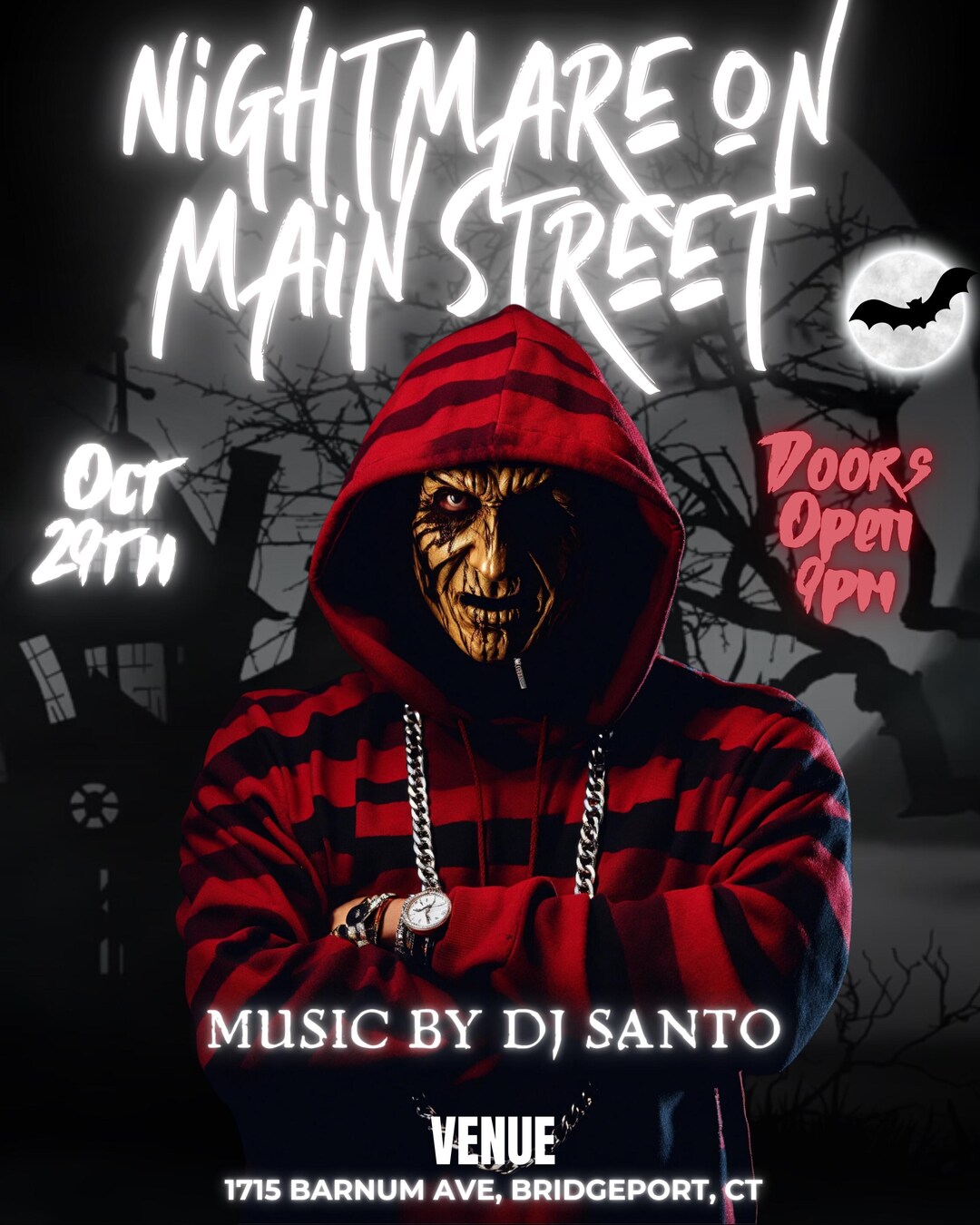 Editable Motion/animated Club Flyer Canva Template Halloween Party - Etsy