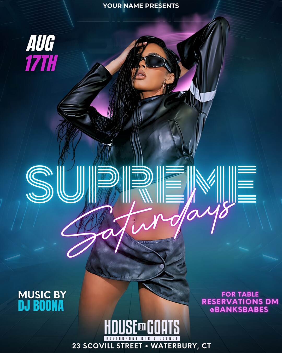 Editable Canva Motion Club Flyer Template - Etsy