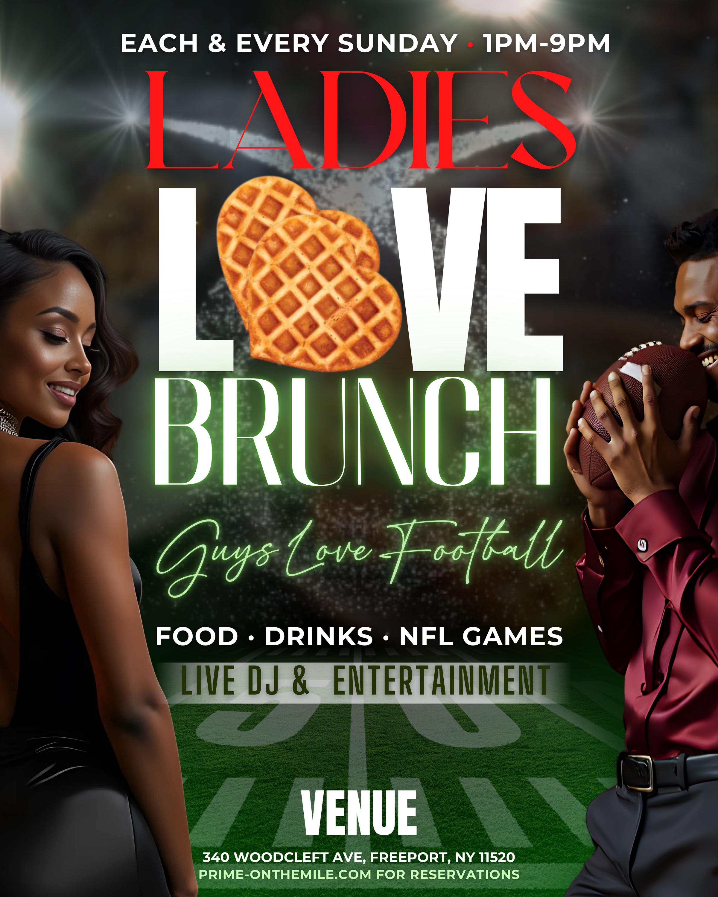 Editable Motion/animated Brunch Flyer Canva Template Ladies Love Brunch ...