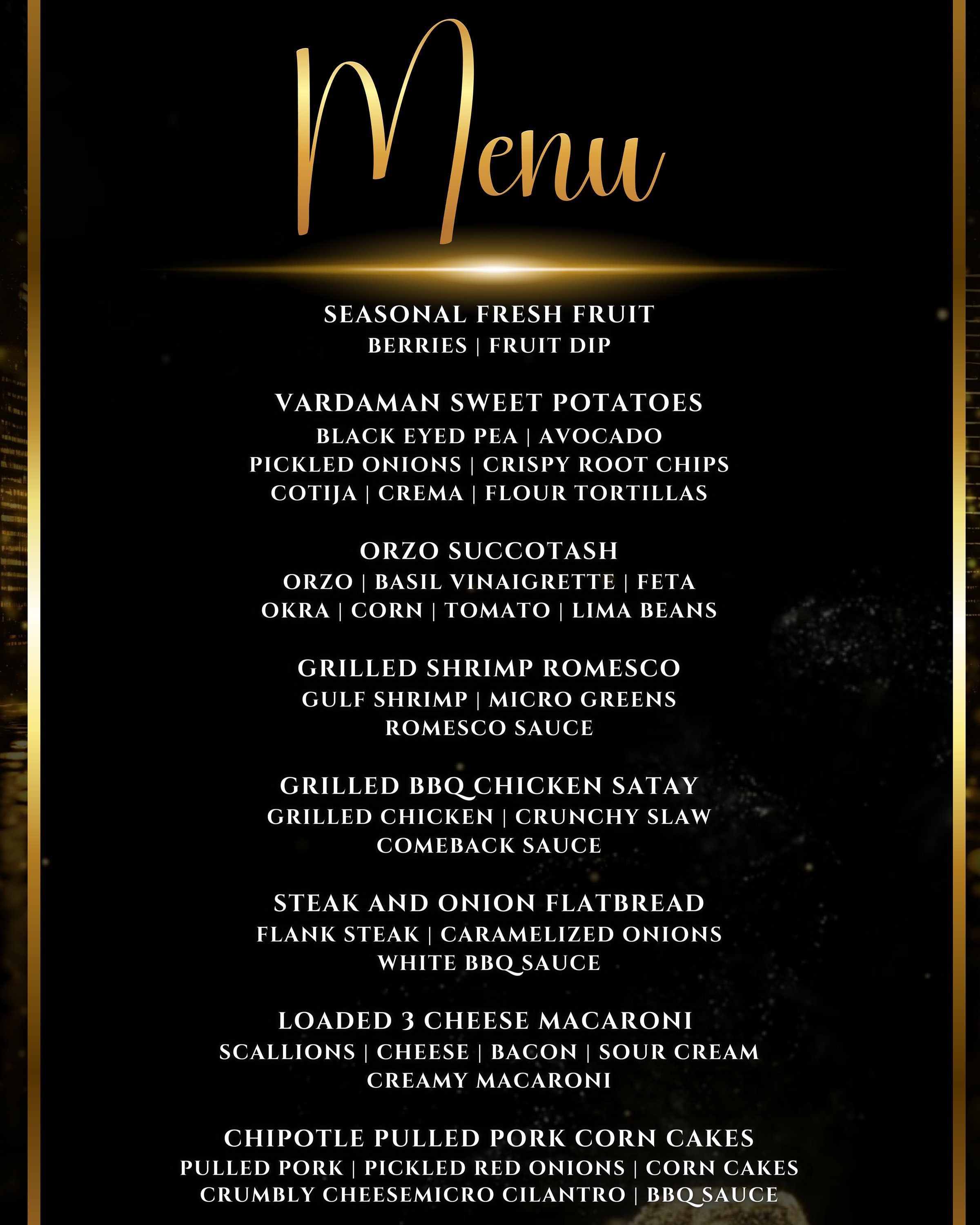 Editable Motion/animated Menu Canva Template - Etsy