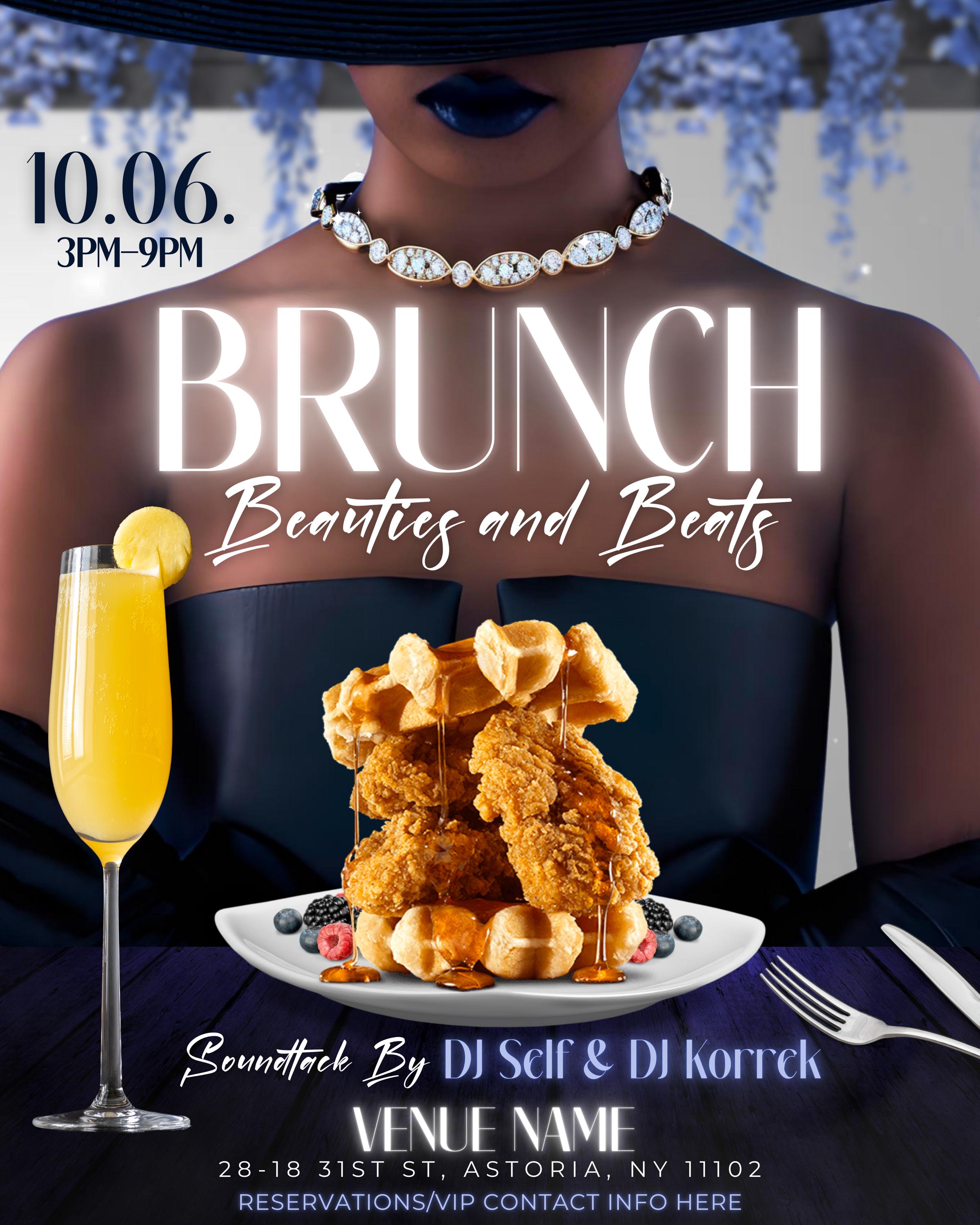 Editable Motion/animated Brunch Flyer Canva Template - Etsy