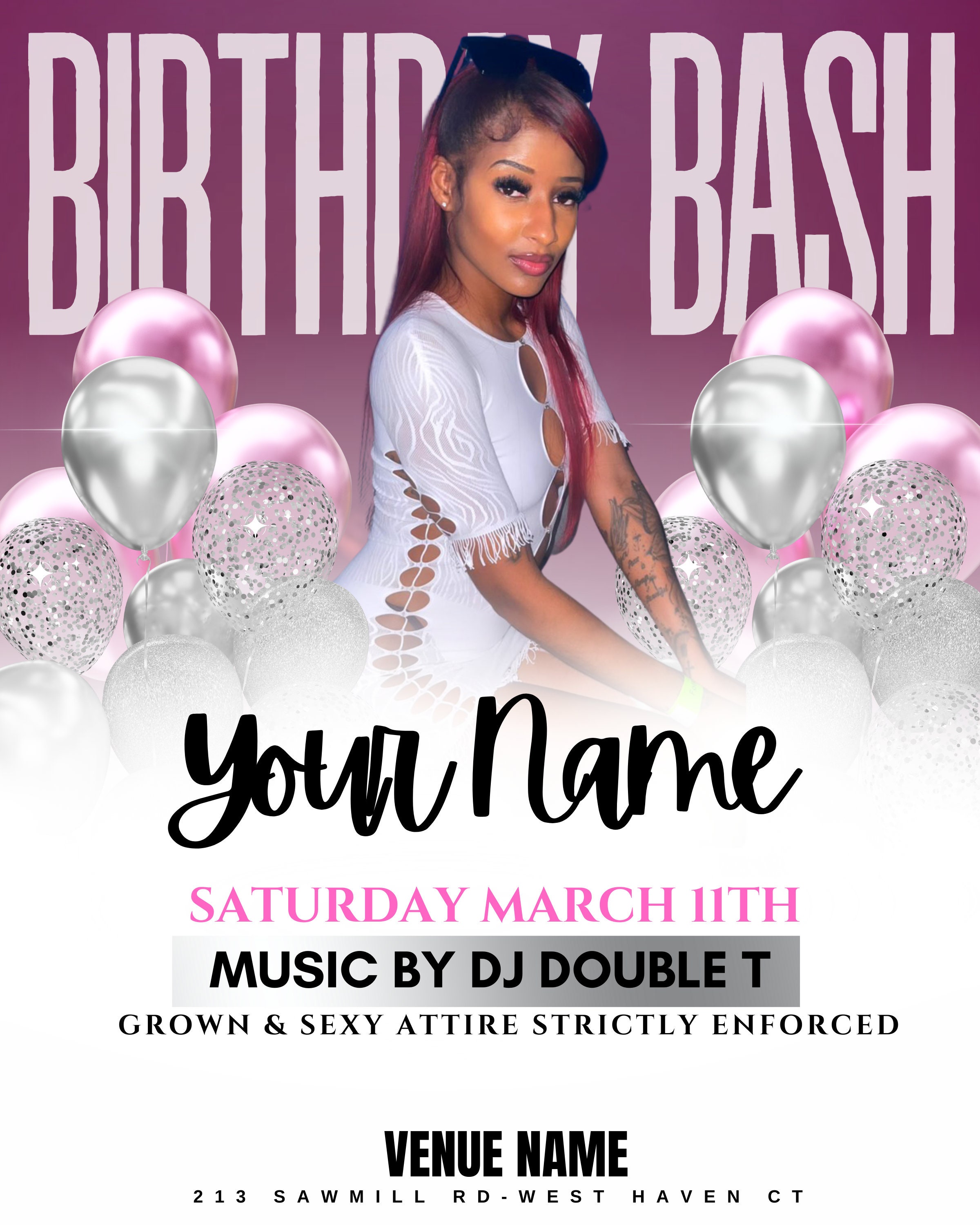 Editable Birthday Motion/animated Flyer Canva Template - Etsy