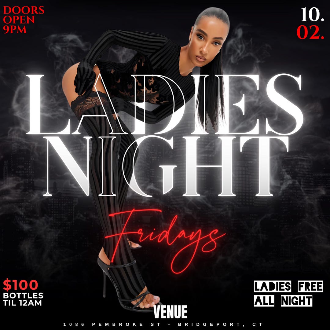 Editable Motion/animated Club Flyer Canva Template Ladies Night - Etsy