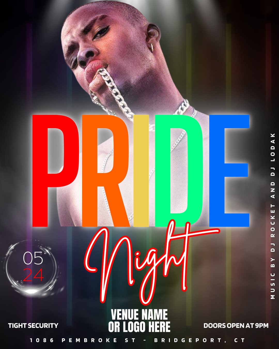 Editable Motion/animated PRIDE LGBTQ LGBT Club Flyer Canva Template - Etsy