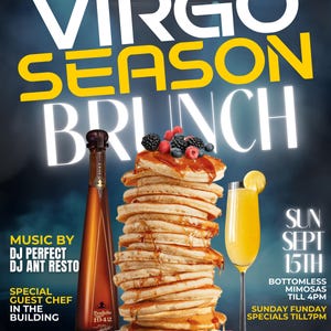 Editable Motion/animated Brunch Flyer Canva Template - Etsy