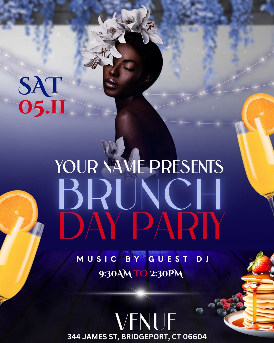 Editable Motion/animated Brunch Flyer Canva Template - Etsy