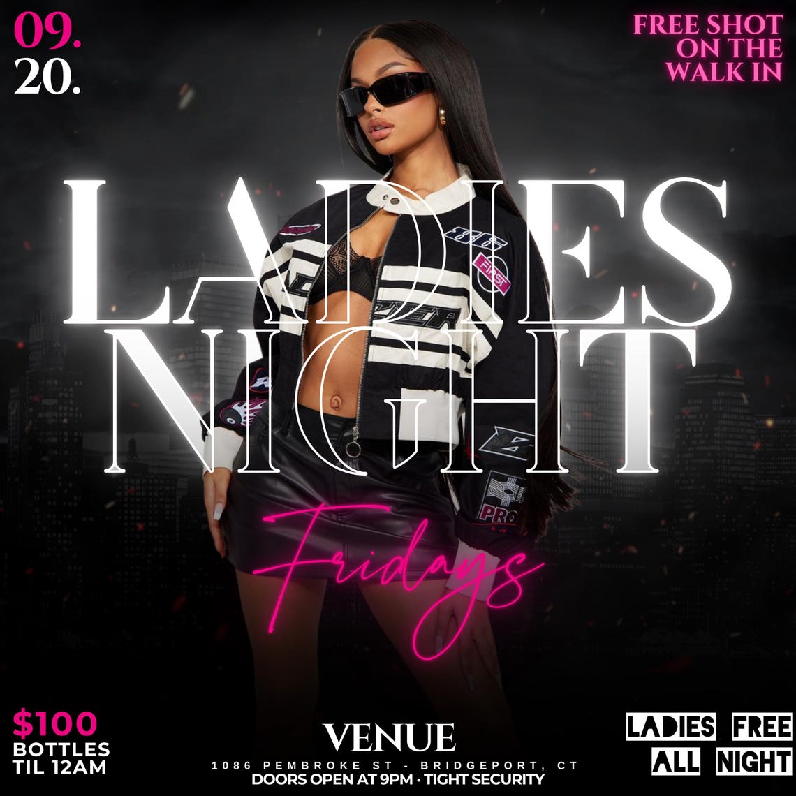 Editable Motion/animated Club Flyer Canva Template Ladies Night - Etsy