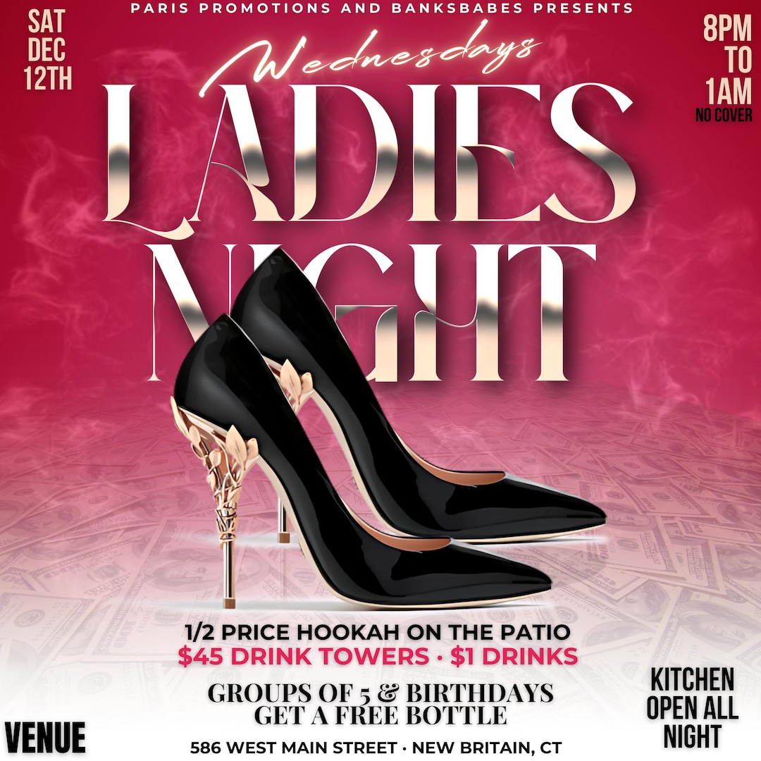 Editable Motion/animated Club Flyer Canva Template Ladies Night - Etsy