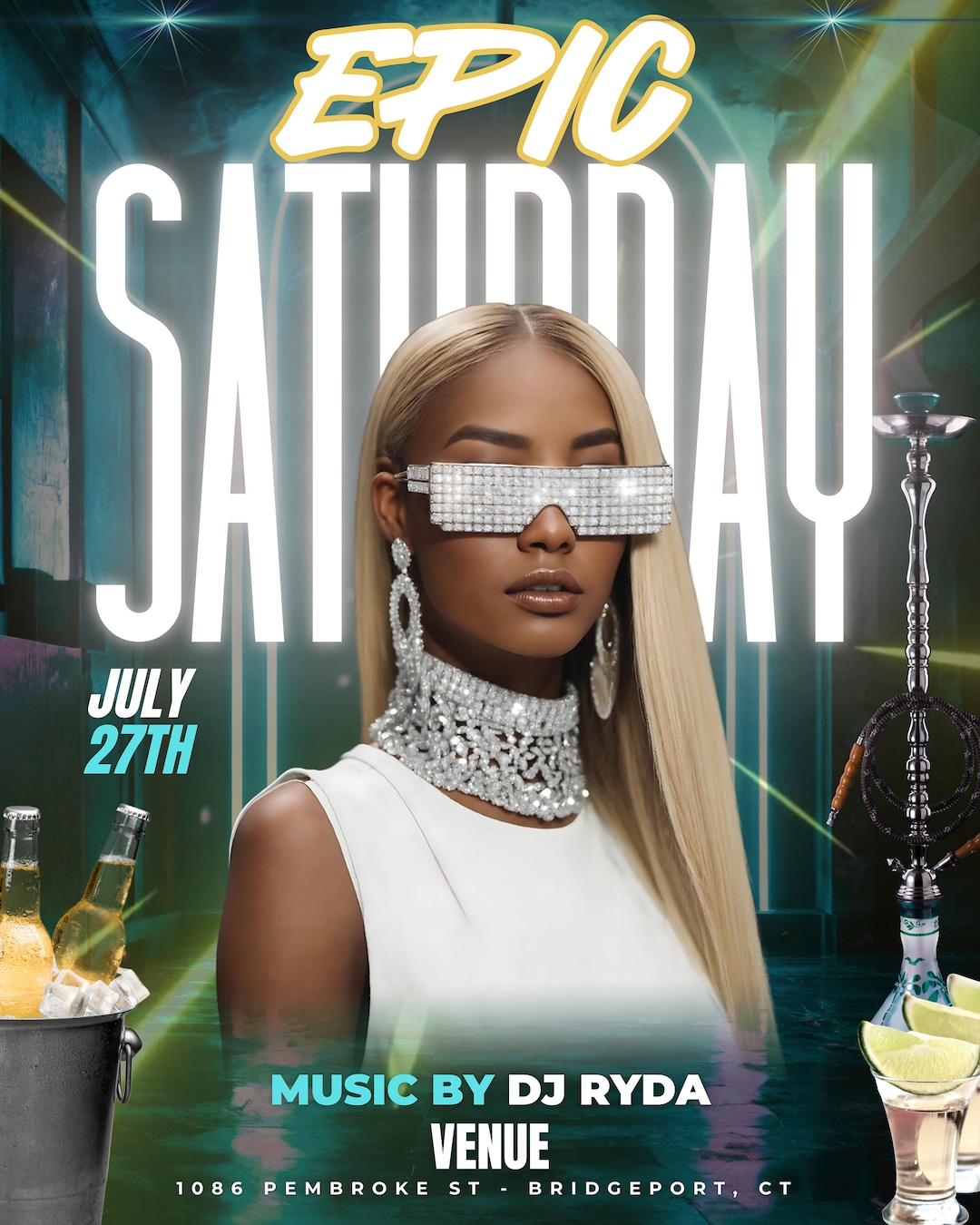 Editable Motion/animated Club Flyer Canva Template - Etsy