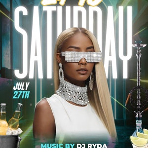 Editable Motion/animated Club Flyer Canva Template - Etsy