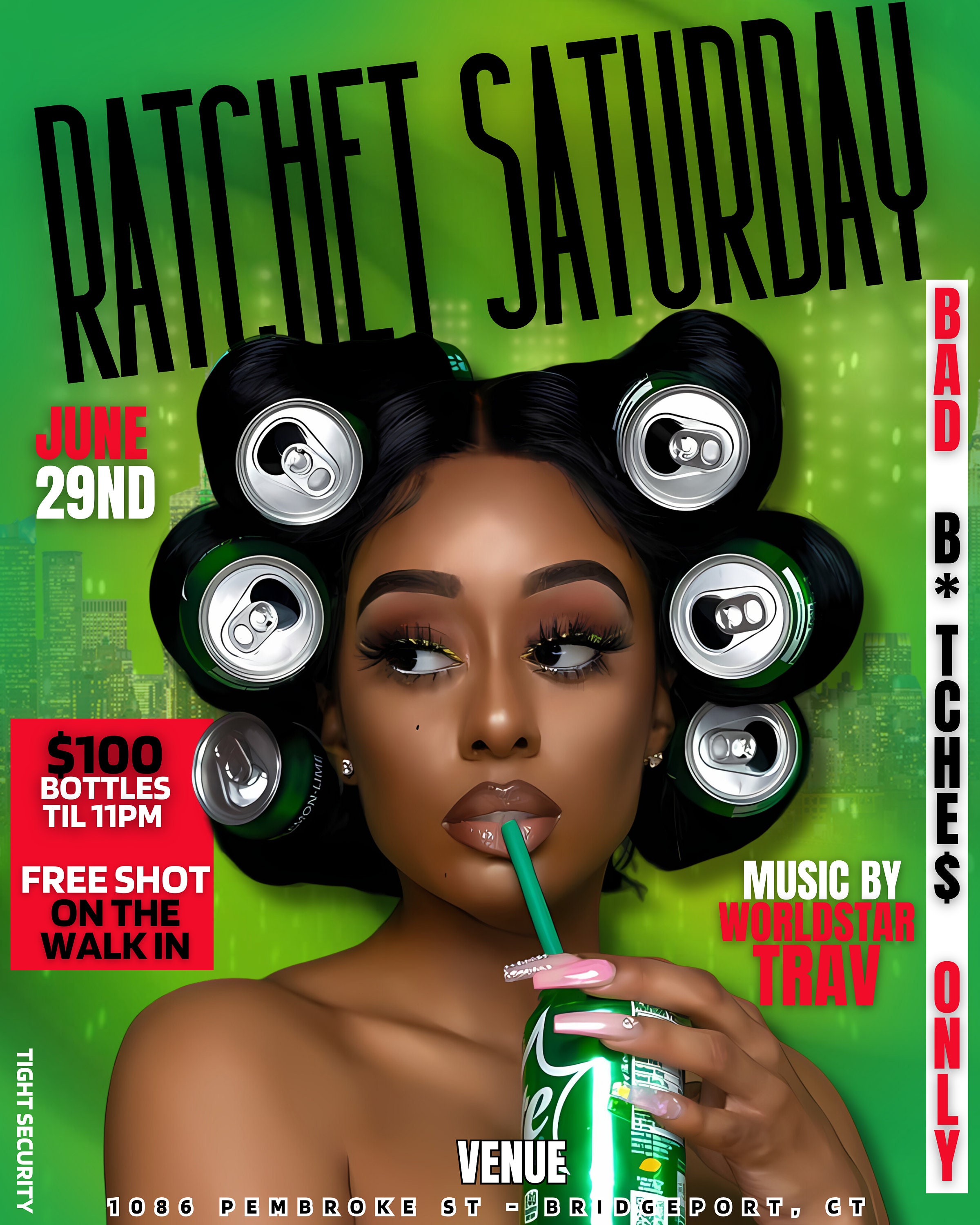 Editable Motion/animated Baddies Club Flyer Canva Template - Etsy