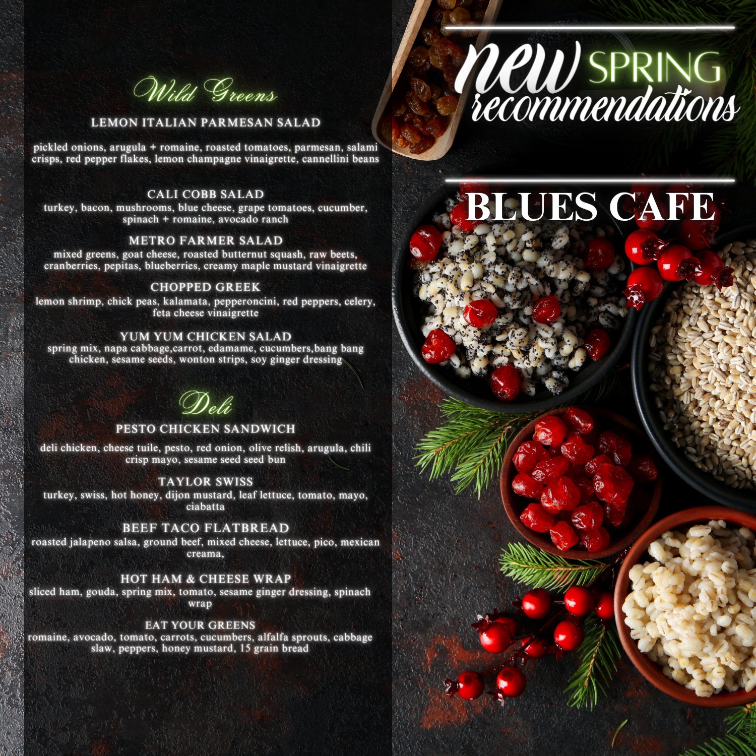 Editable Menu Canva Template - Etsy