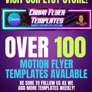 Editable College Night Animated Club Flyer Canva Template - Etsy