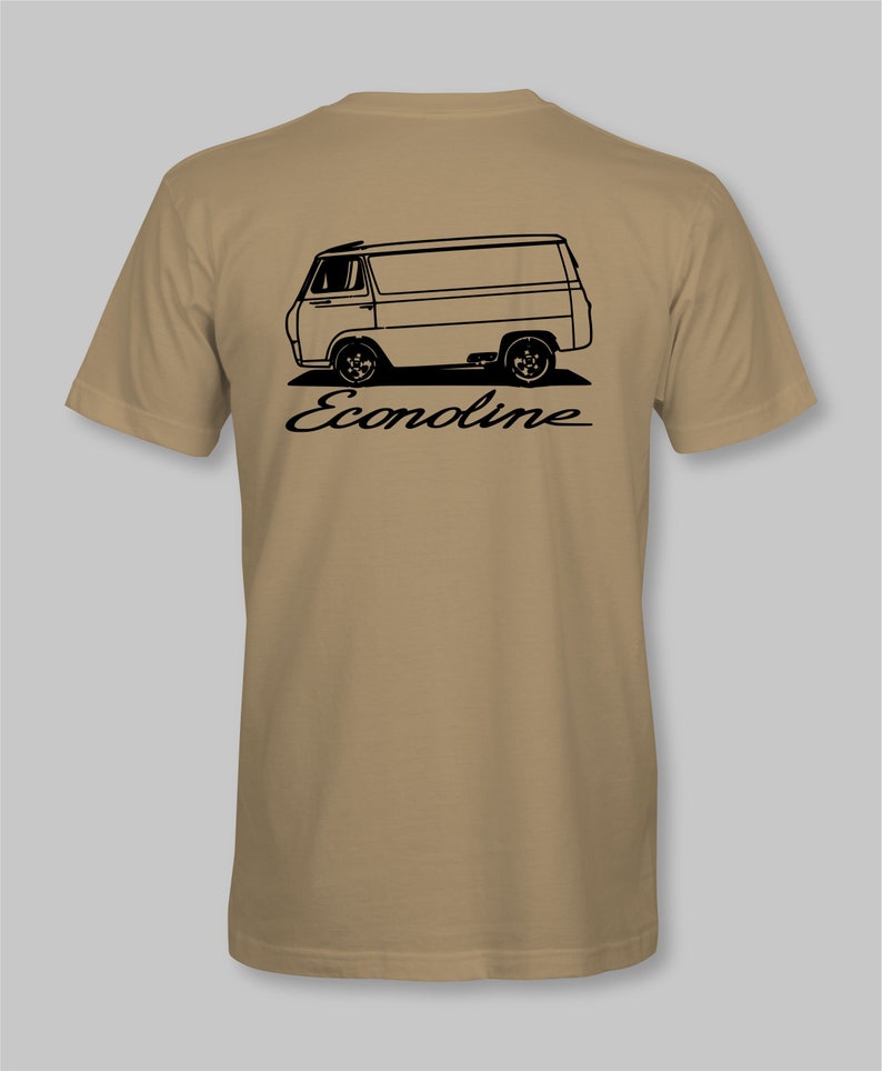 60's Ford Econoline Van Retro T-shirt - Etsy