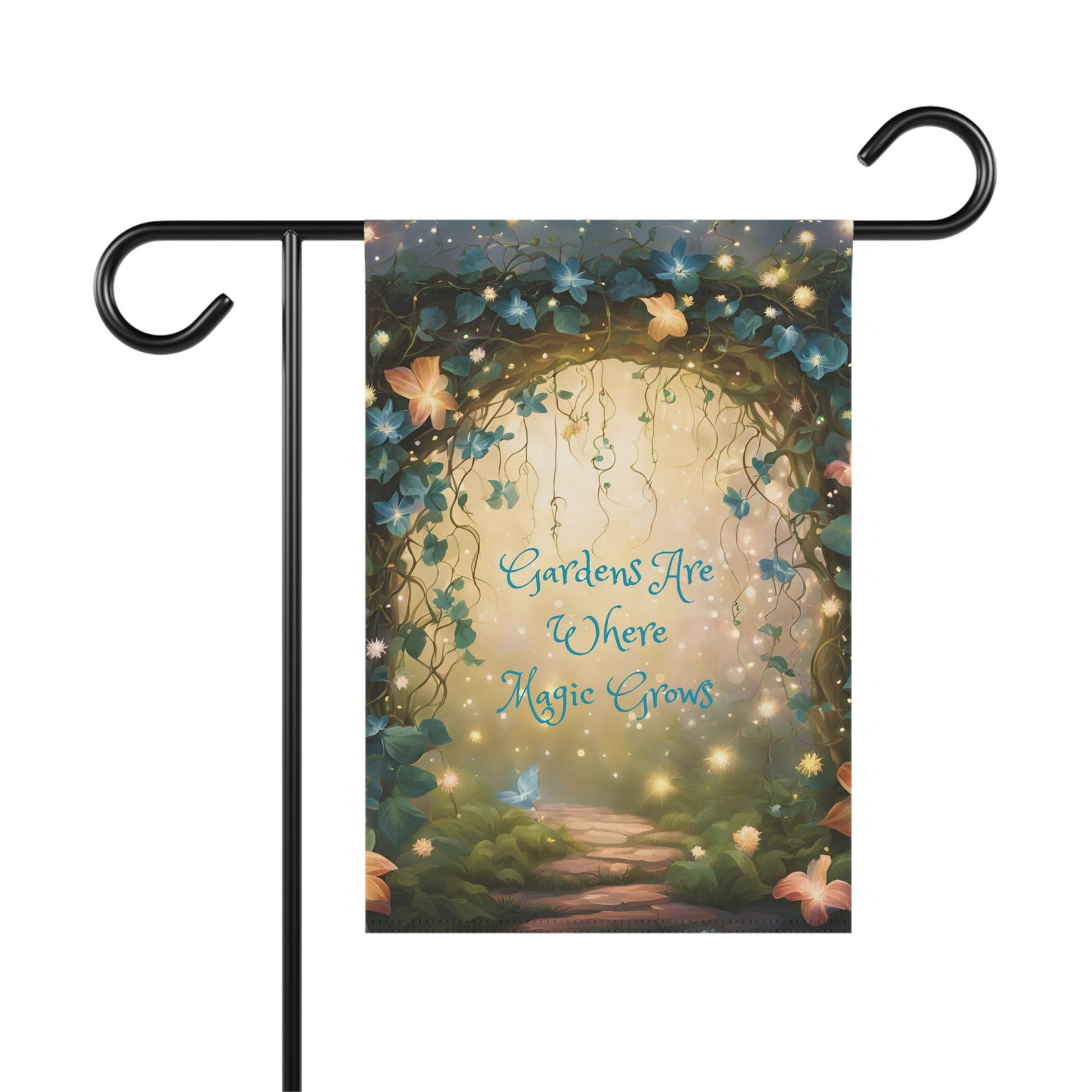Gardens Are Where Magic Grows Fairy Garden Flag - Etsy