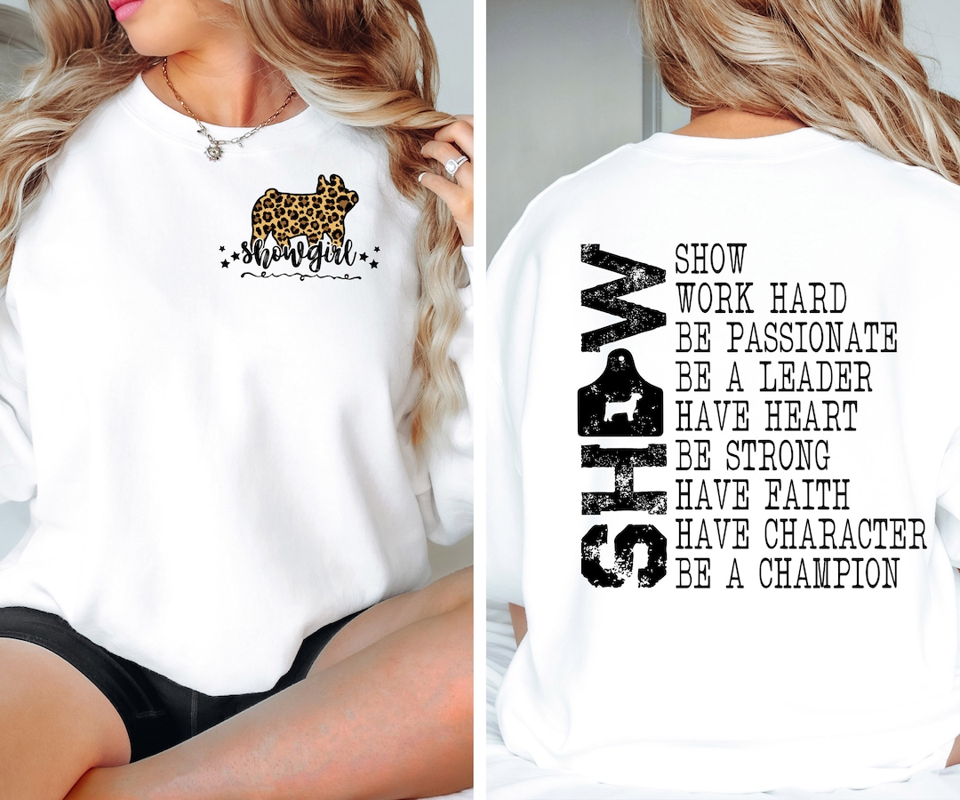 Show Girl Tshirt, Livestock 4H Tshirt, Show Girl Tee, Fair Tshirt ...