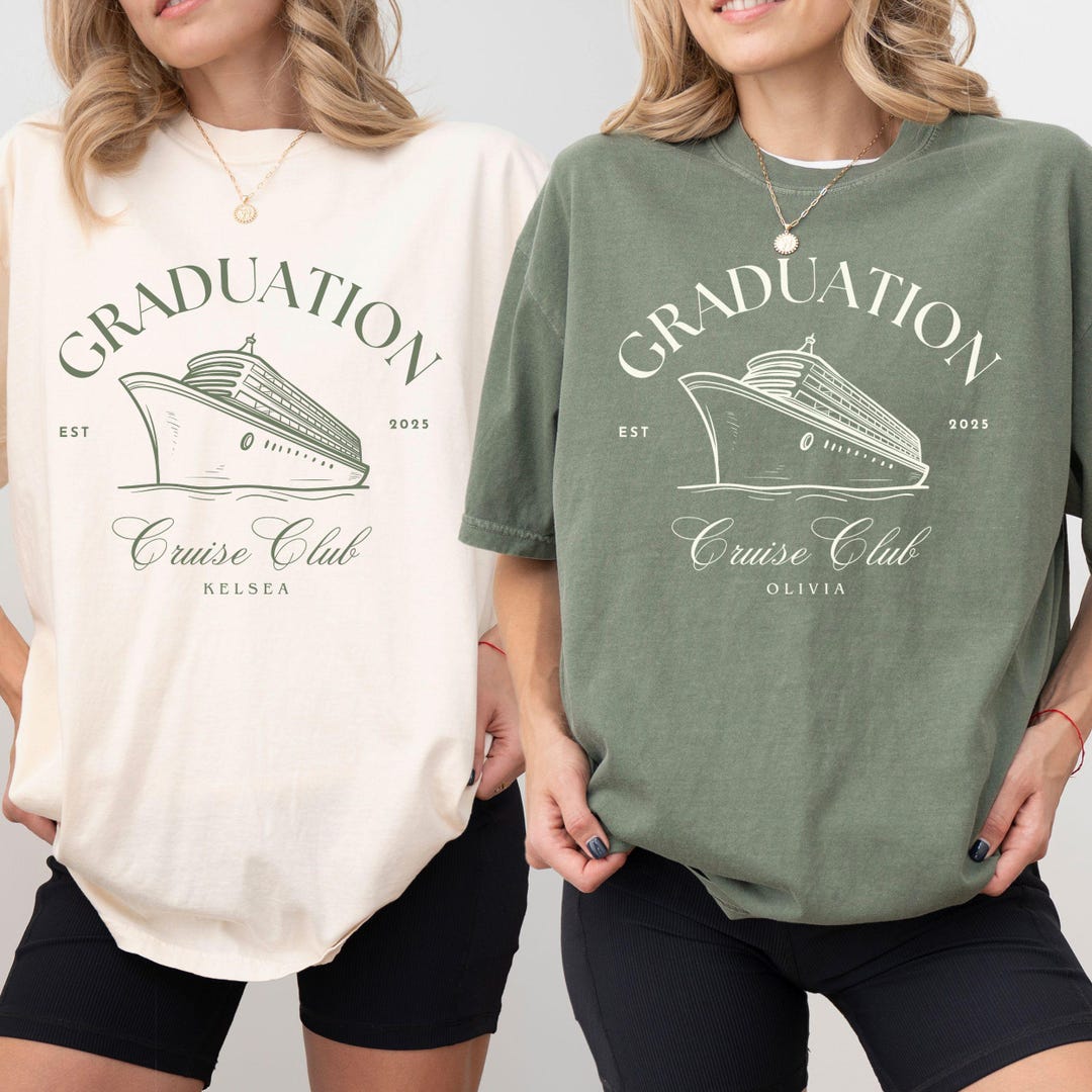 Custom Graduation Cruise Shirt, Matching Grad Cruise Tshirts, College ...