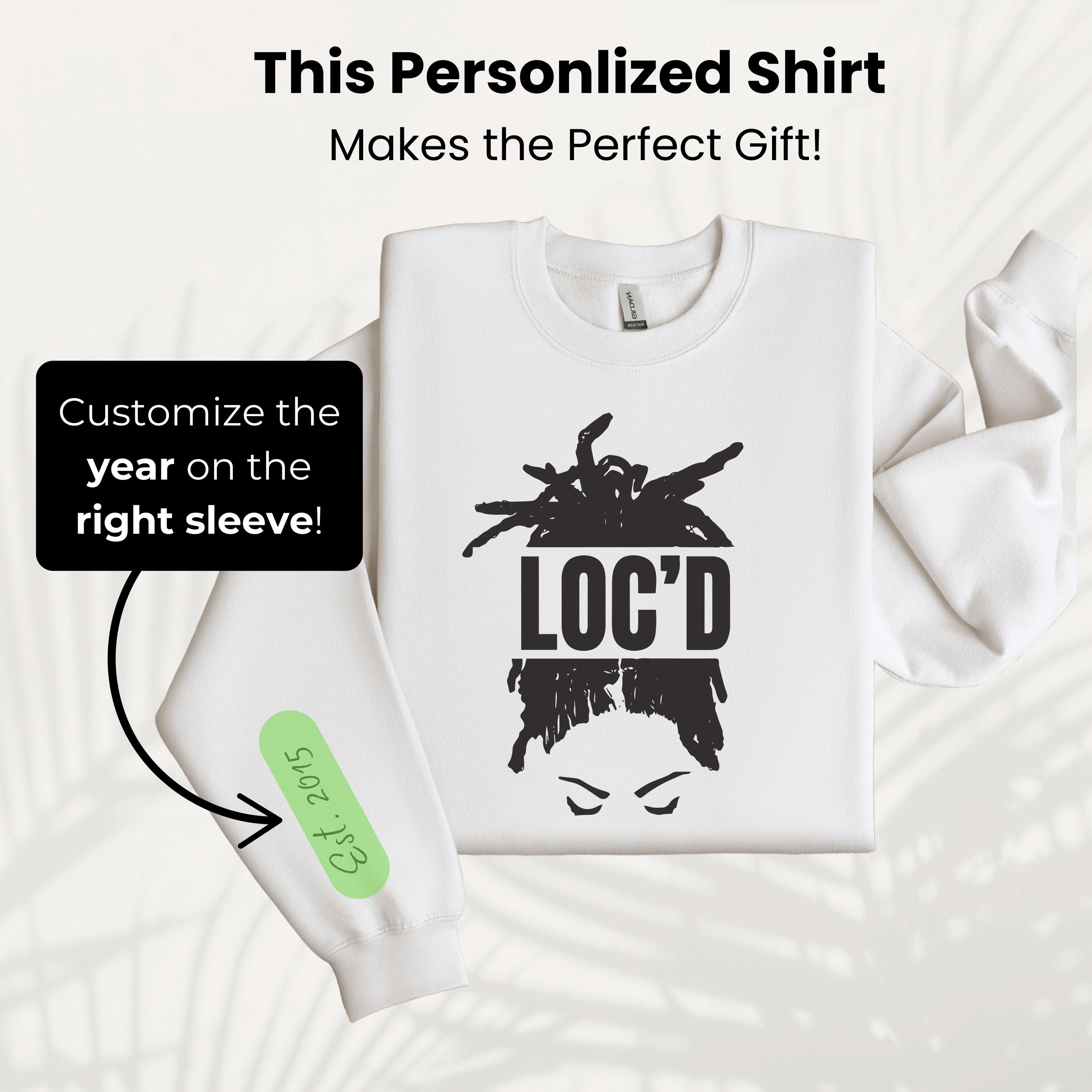 Personalized Loc'd Shirt, Locs Shirt, Natural Hair, Hair Shirt, Locs ...