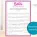 Pink Baby Shower Family Feud | Pink Doll Baby Shower Game Printable ...