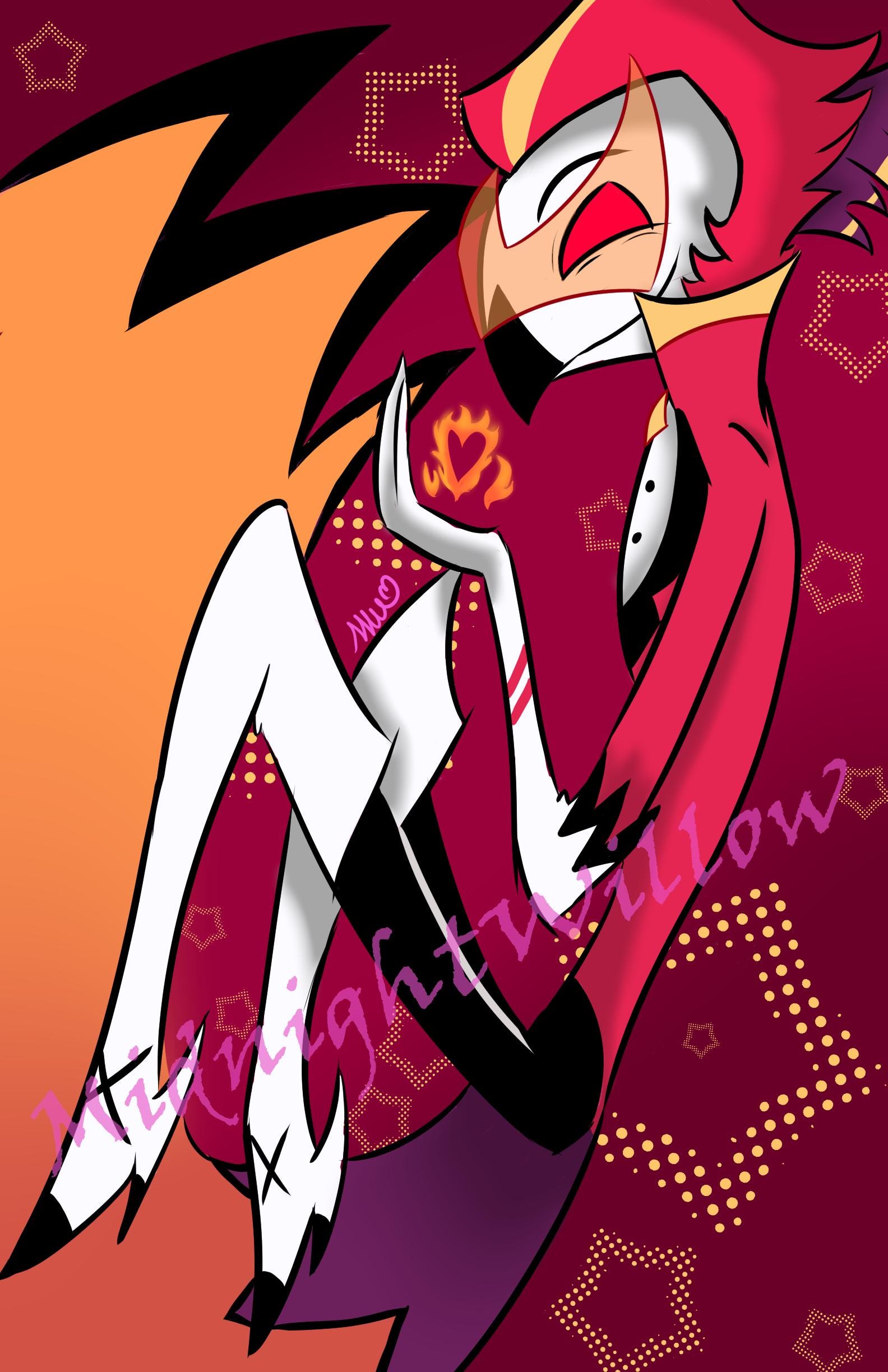 Vassago Helluva Boss 11x17 Print - Etsy