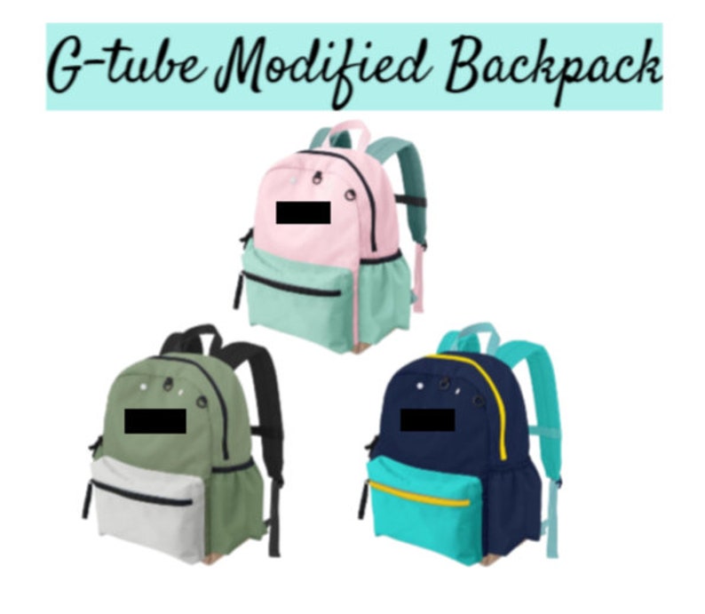 G/j-tube Modified Feeding Tube Backpack, 12 Inch, Enteralite Infinity ...