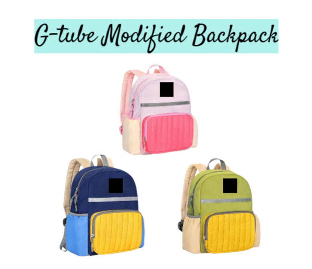 G/j-tube Modified Feeding Tube Backpack, 12 Inch, Enteralite Infinity ...
