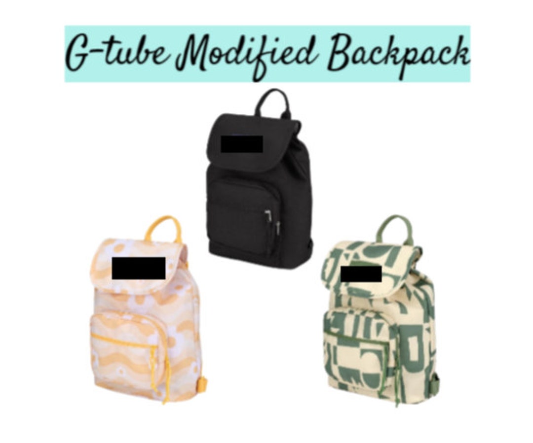 G/j-tube Modified Feeding Tube Backpack, 12 Inch, Enteralite Infinity ...