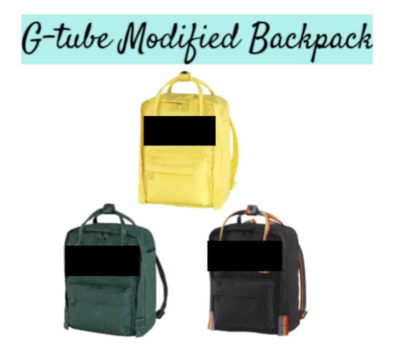 G/j-tube Modified Feeding Tube Backpack, 12 Inch, Enteralite Infinity ...