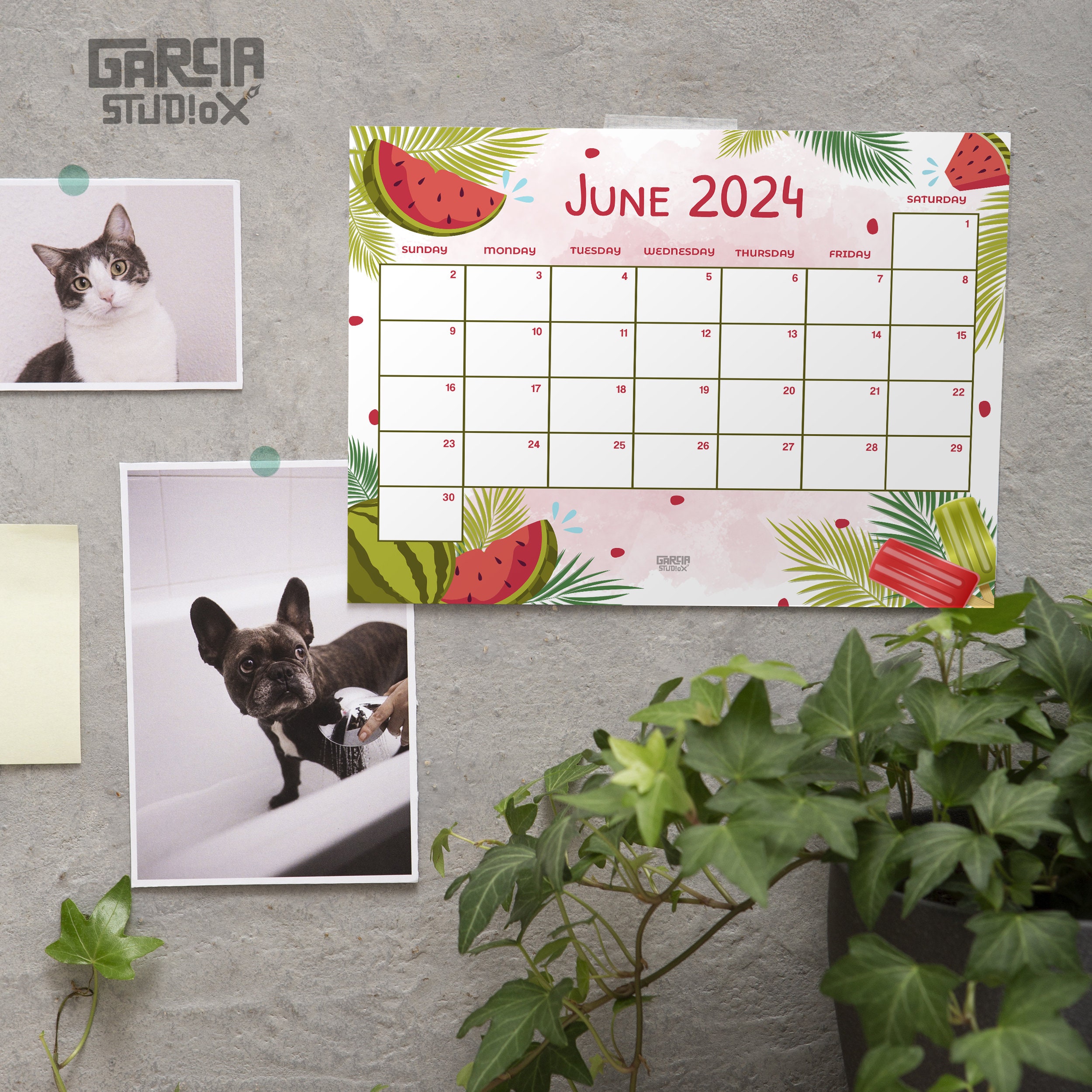 EDITABLE June 2024 Calendar, Fillable Summer Planner, Monthly Schedule ...