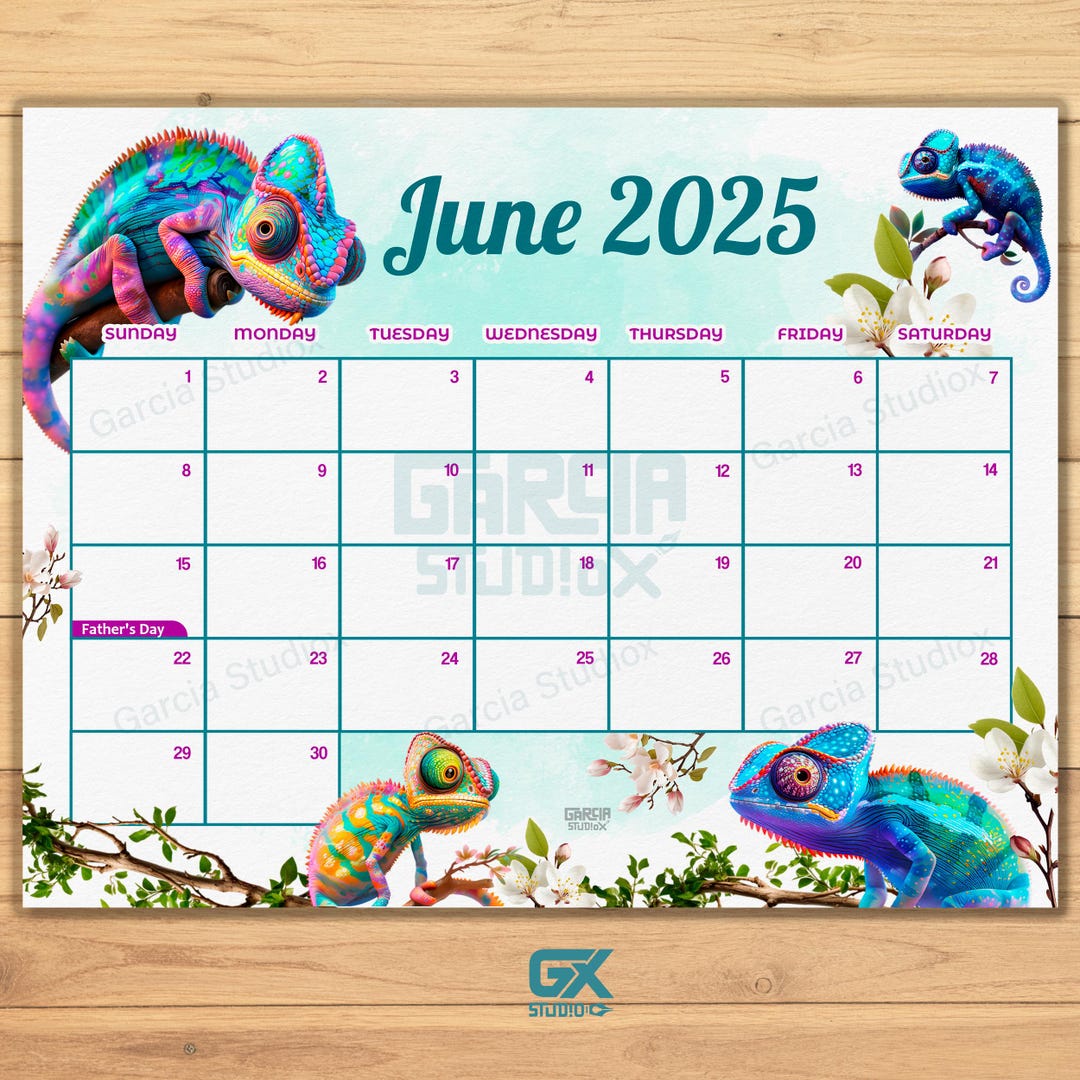 EDITABLE June 2025 Calendar, Fillable Summer Planner, Monthly Schedule ...