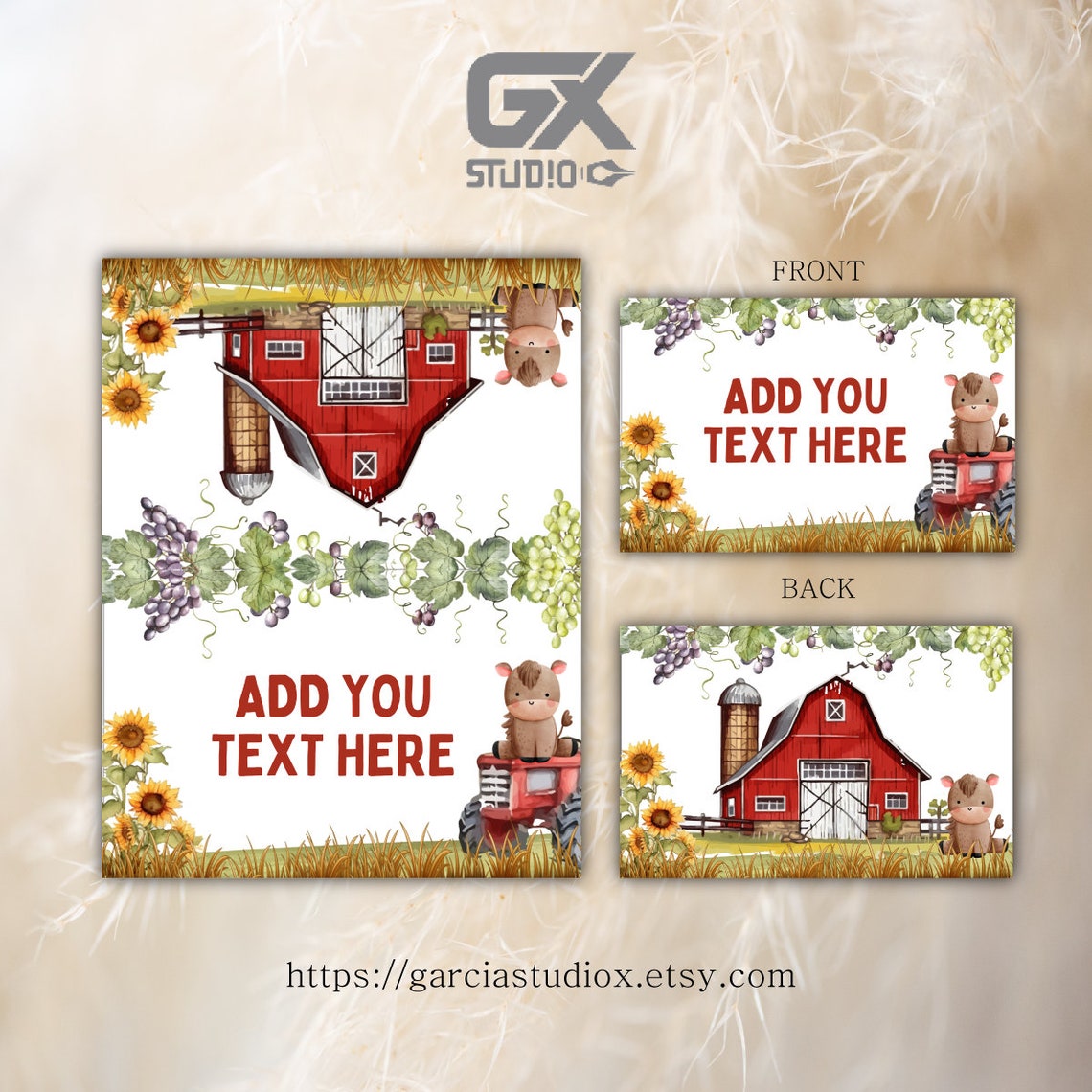 Farm Food Labels, Printable Farm Tent Cards, Farm Party Food Tent Cards ...
