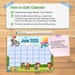 June 2025 Printable Children Calendar, Fun Bicycle Theme, Monthly ...