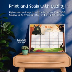 2025 Kids Calendar | Editable Monthly Calendar for Children, School and ...