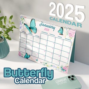 2025 Kids Calendar | Editable Monthly Calendar for Children, 12 Months ...
