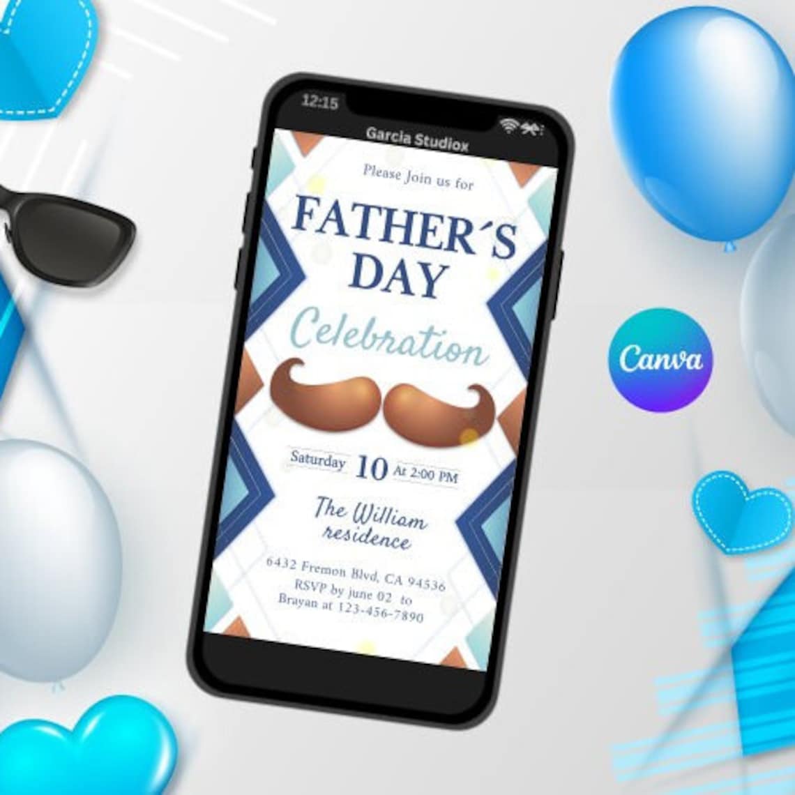 Fathers Day Celebration Invitation, Fathers Day Brunch, Father's Day ...
