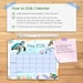 May 2026 Calendar Printable, Cute Sea Turtle Theme, Editable Monthly ...
