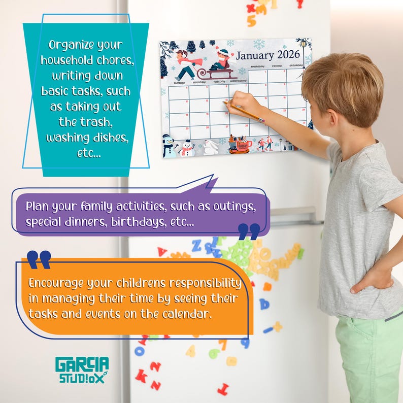 EDITABLE January 202 Calendar - Printable PDF With Holidays, Blank ...