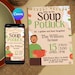 Soup Potluck Invitation Template, Neighborhood Party Invitation, Soup ...