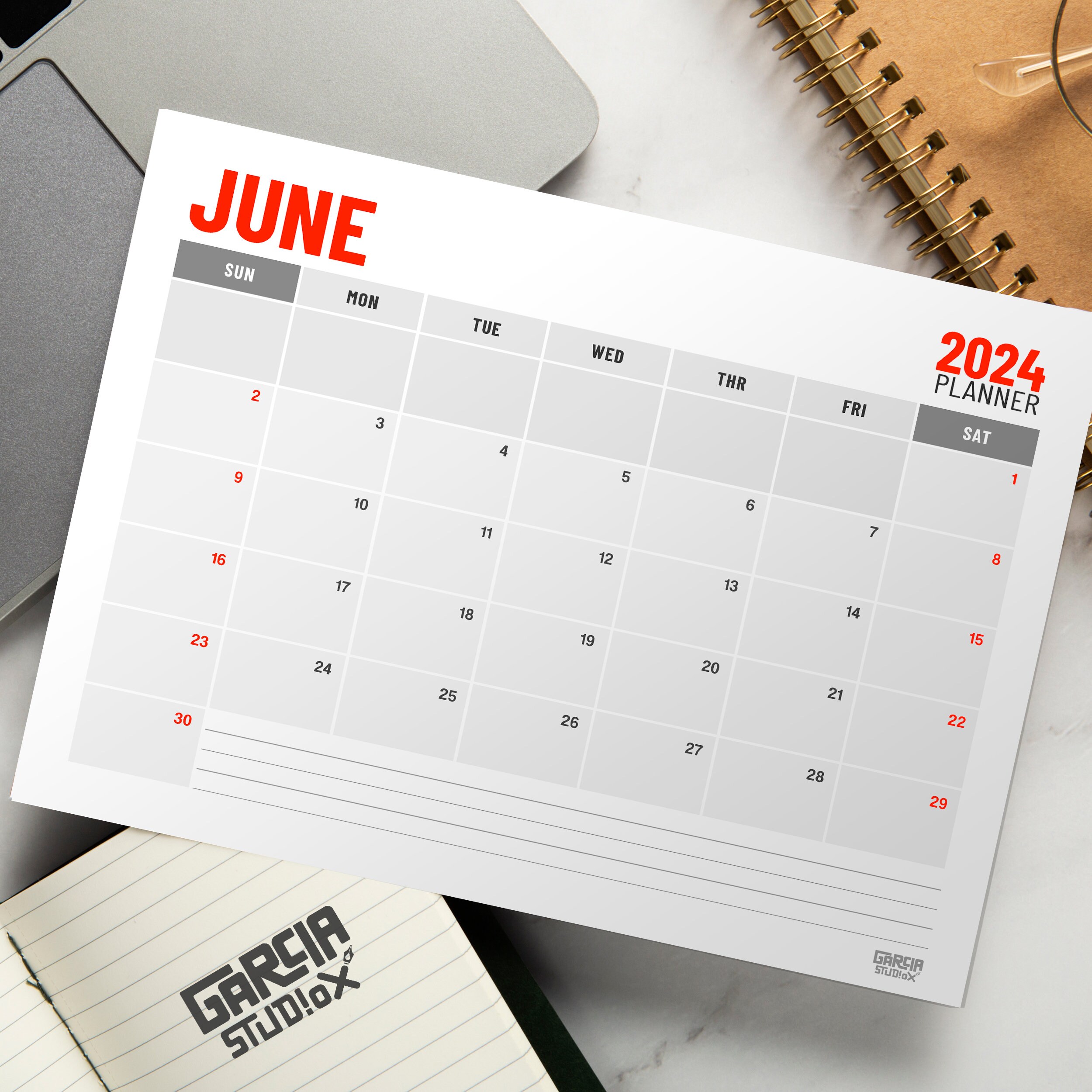 EDITABLE June 2024 Calendar, Fillable Planner, Monthly Schedule for ...