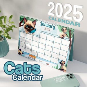 2025 Kids Calendar | Editable Monthly Calendar for Children, School and ...