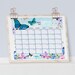 Monthly Calendar Undated | Butterfly Design, Editable and Printable ...