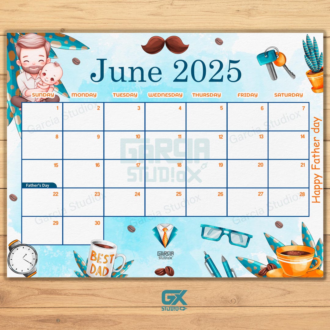 EDITABLE Printable June 2025 Calendar, Fillable Summer Planner, Monthly ...