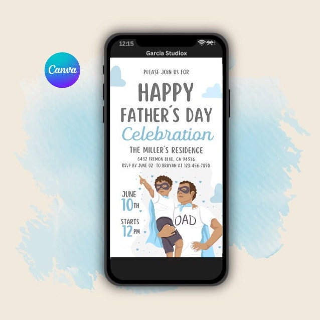 Fathers Day Celebration Invitations, Celebrate Dad Invite, Dad Day ...