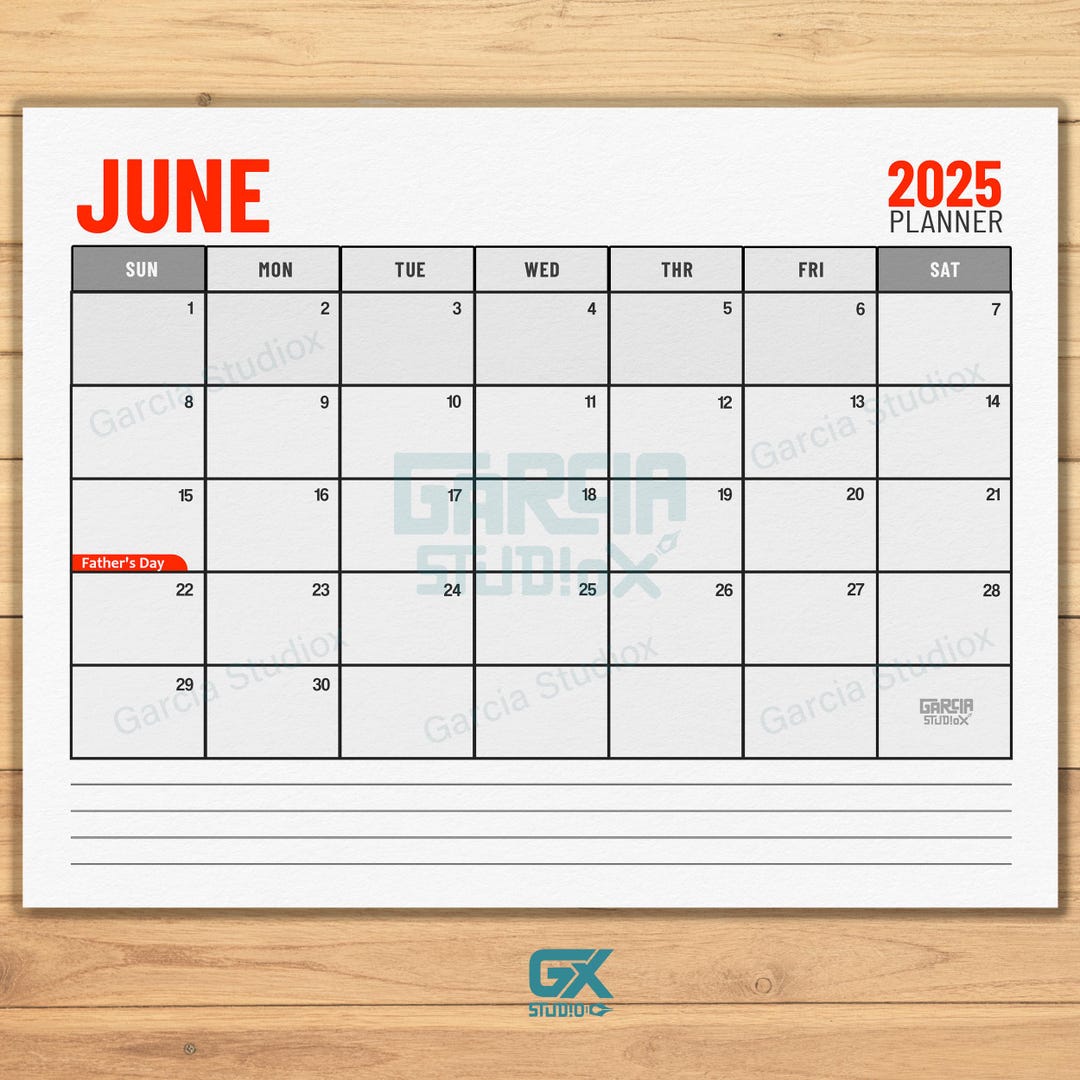 EDITABLE June 2025 Calendar, Fillable Planner, Monthly Schedule for ...