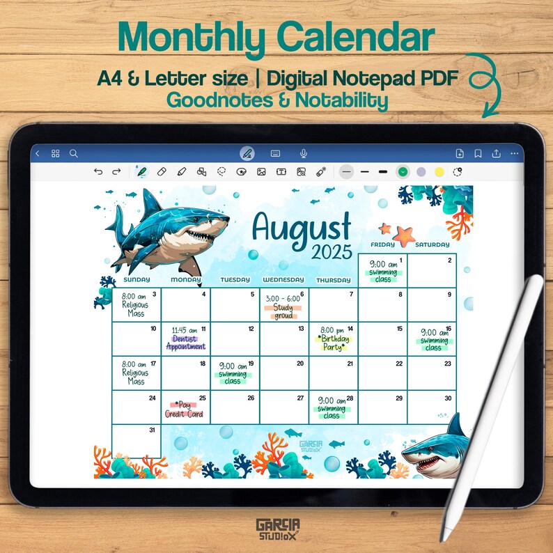 EDITABLE August 2025 Calendar, Fillable Summer Planner, Monthly ...